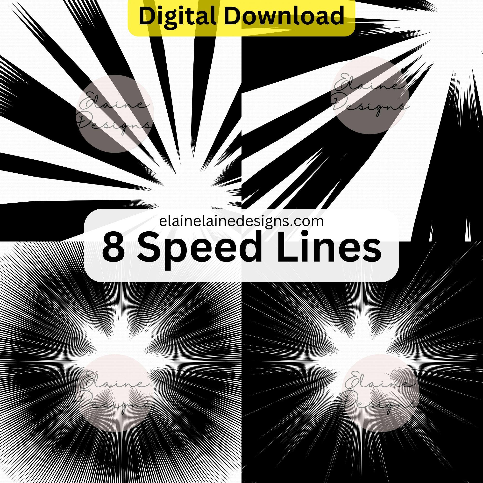 Speed Lines, Lines Png, Scribbles Png, Hand Drawn Lines, Comic Lines ...