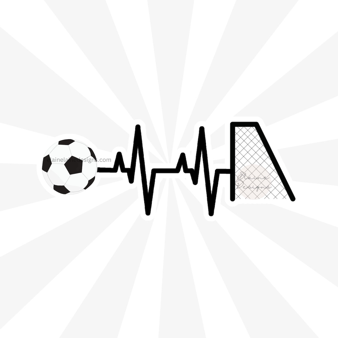 Soccer Sticker, Soccer Ball Sticker, Score Heartbeat Sticker, Scoring ...
