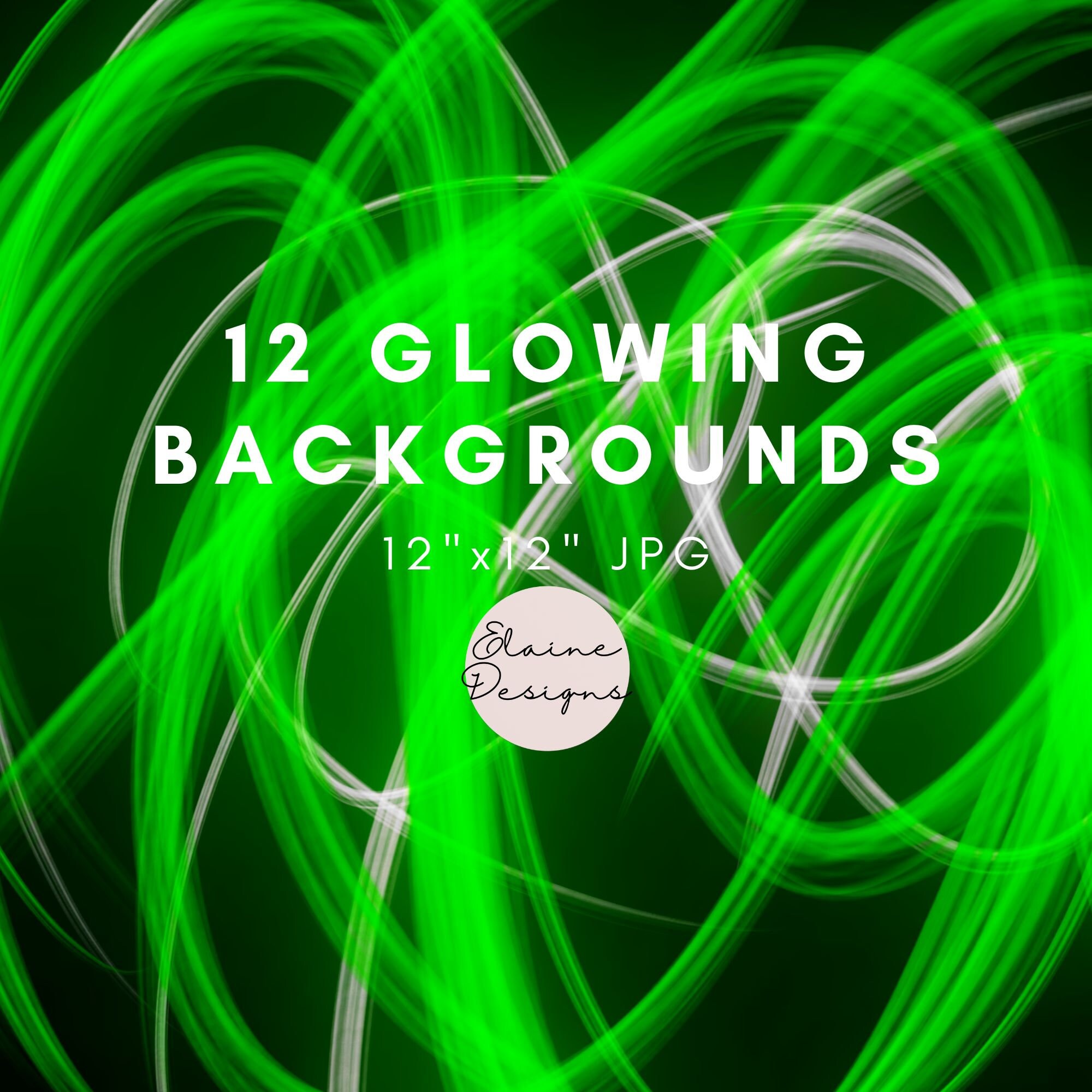 Green Neon Background Green Glowing Background Green Digital Paper Glow ...