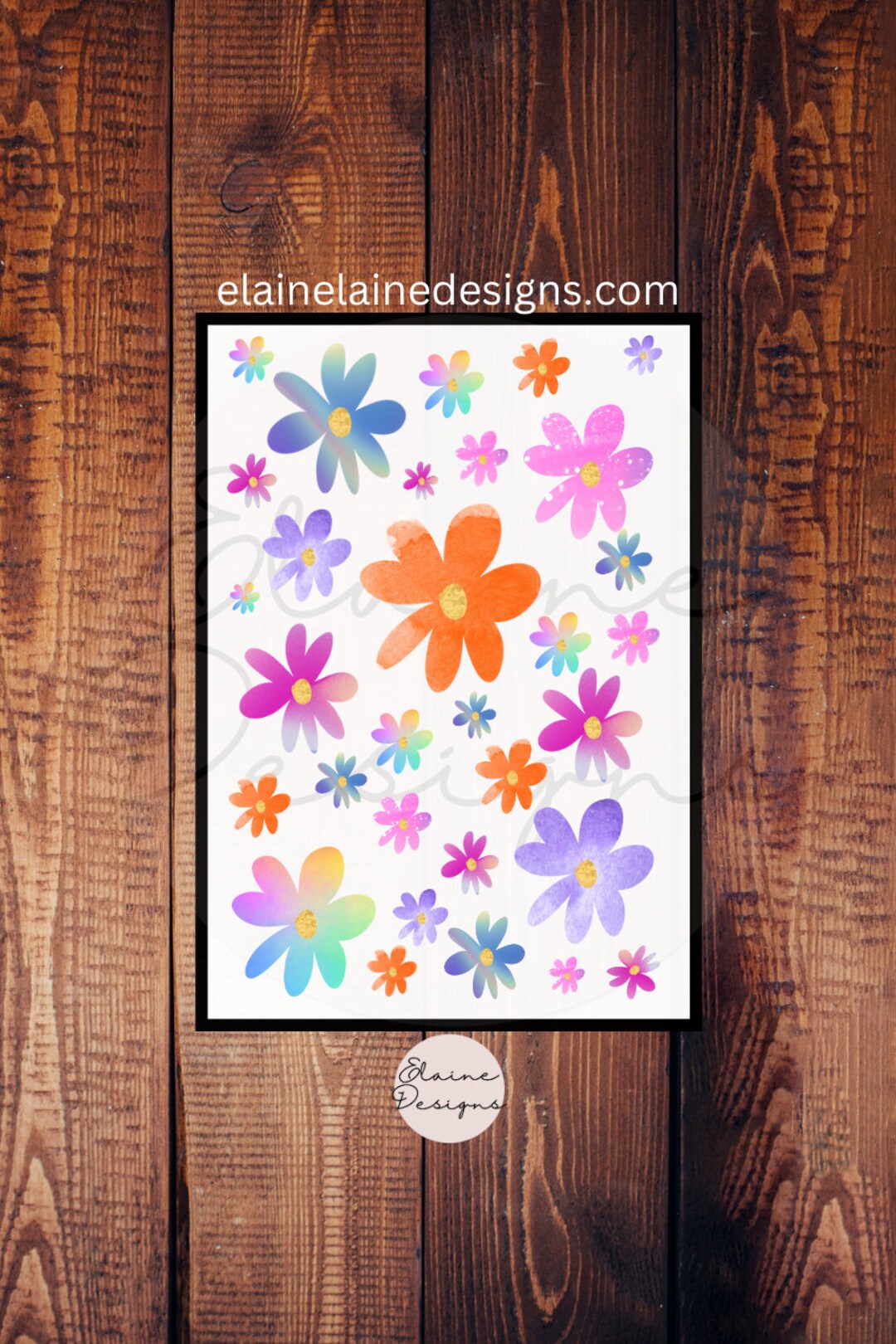 Daisies Sticker, Daisy Sticker, Spring Daisy Sticker, Bright Daisies ...