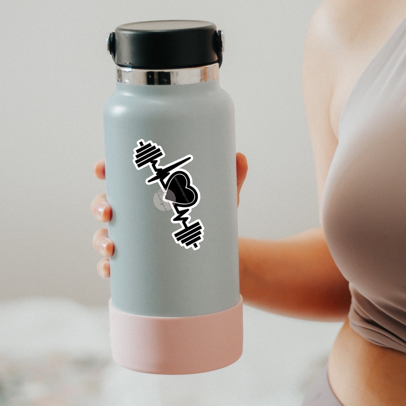 Crossfit Sticker, Barbell Heart Rate Sticker, Lift Sticker ...