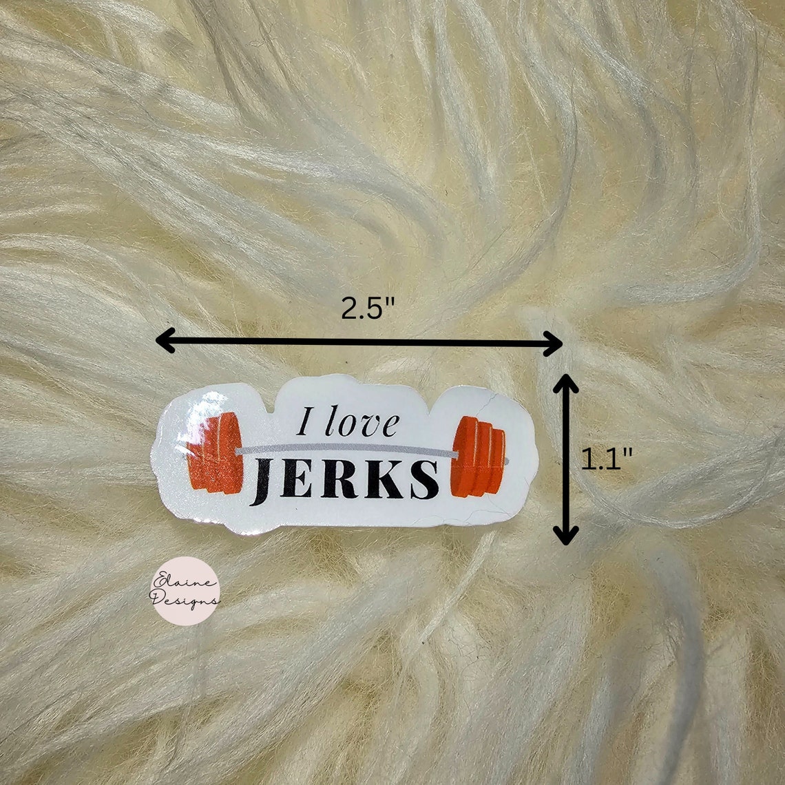 Crossfit Stickers Workout Stickers I Love Jerks, Gym Stickers ...