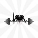 Crossfit Sticker, Barbell Heart Rate Sticker, Lift Sticker ...