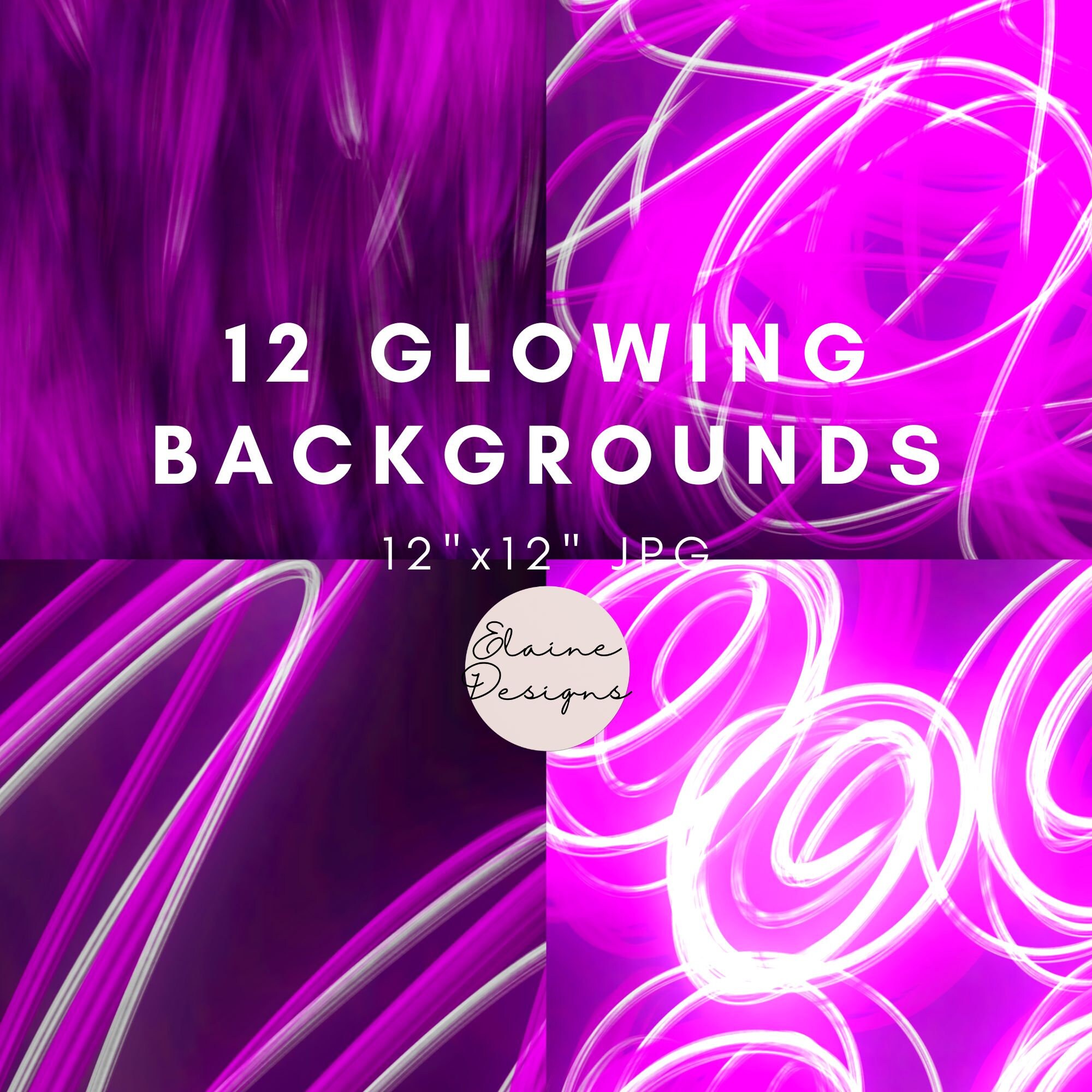 Purple Neon Background Purple Glowing Background Purple Digital Paper ...