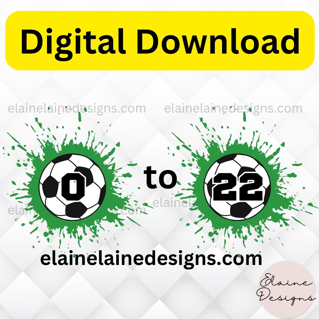 Soccer Ball Numbers, Soccer Numbers, Football Numbers, Soccer, Numbers ...