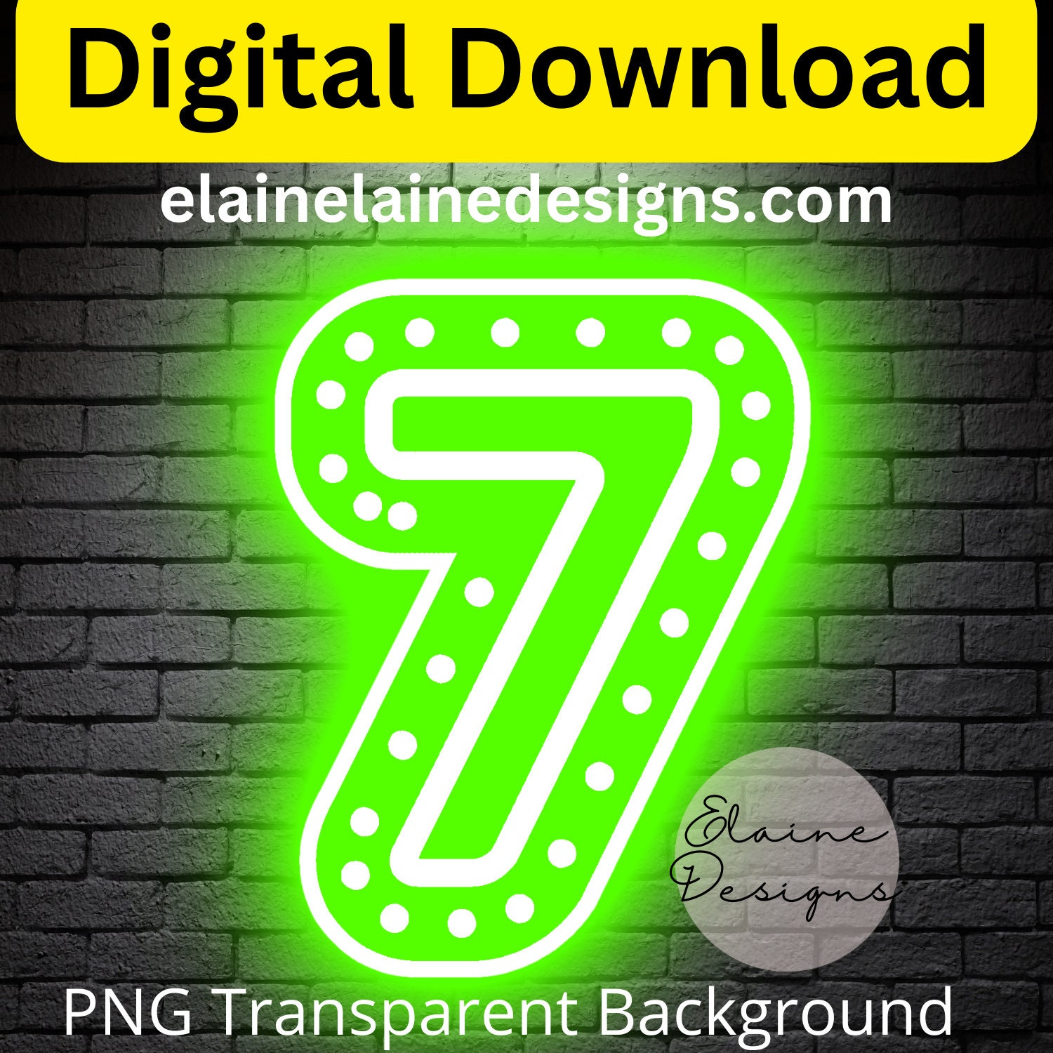 Neon Numbers PNG, Printable Numbers, Neon Numbers, Fluorescent Numbers ...
