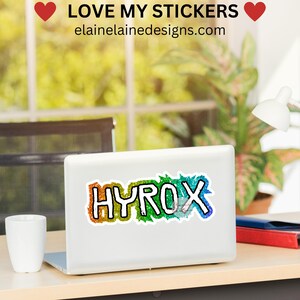 Hyrox Sticker, High Performance Sticker, Hyrox, Running Sticker, 1k at ...