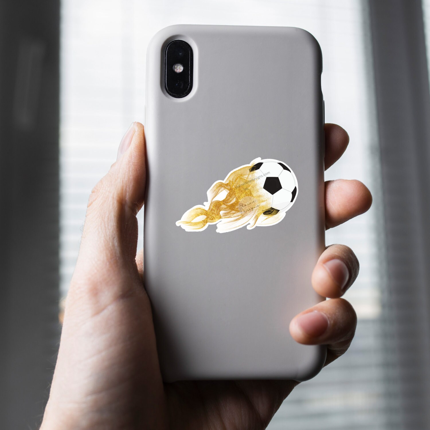 Soccer Sticker, Soccer Ball Sticker, Soccer Fireball Sticker, Soccer ...