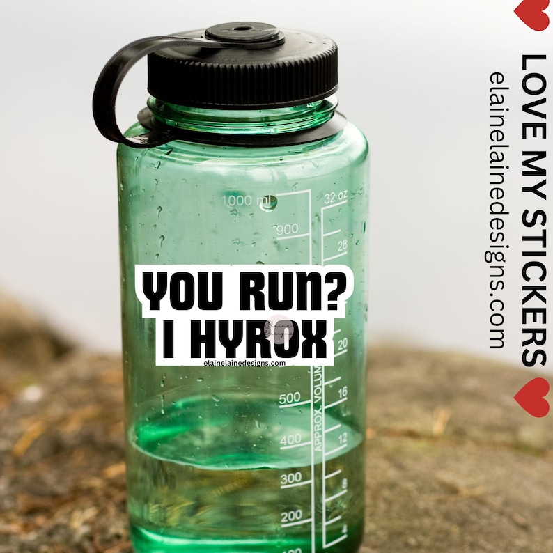 Hyrox Sticker, High Performance Sticker, Hyrox, Endurance Sticker, 1k ...