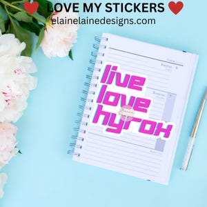 Hyrox Sticker, Hyrox, Running Sticker, 1k at a Time, Crossfit Sticker ...