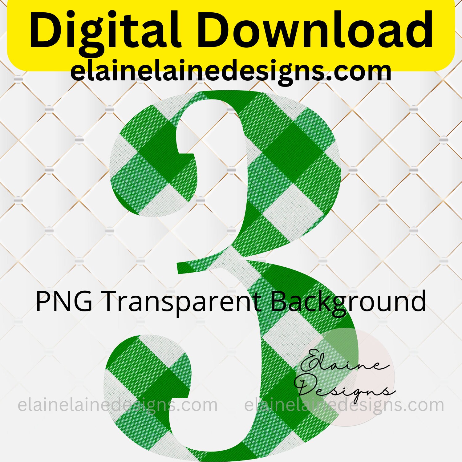 Gingham Numbers, Numbers Print, Printable Numbers, Plaid Numbers ...