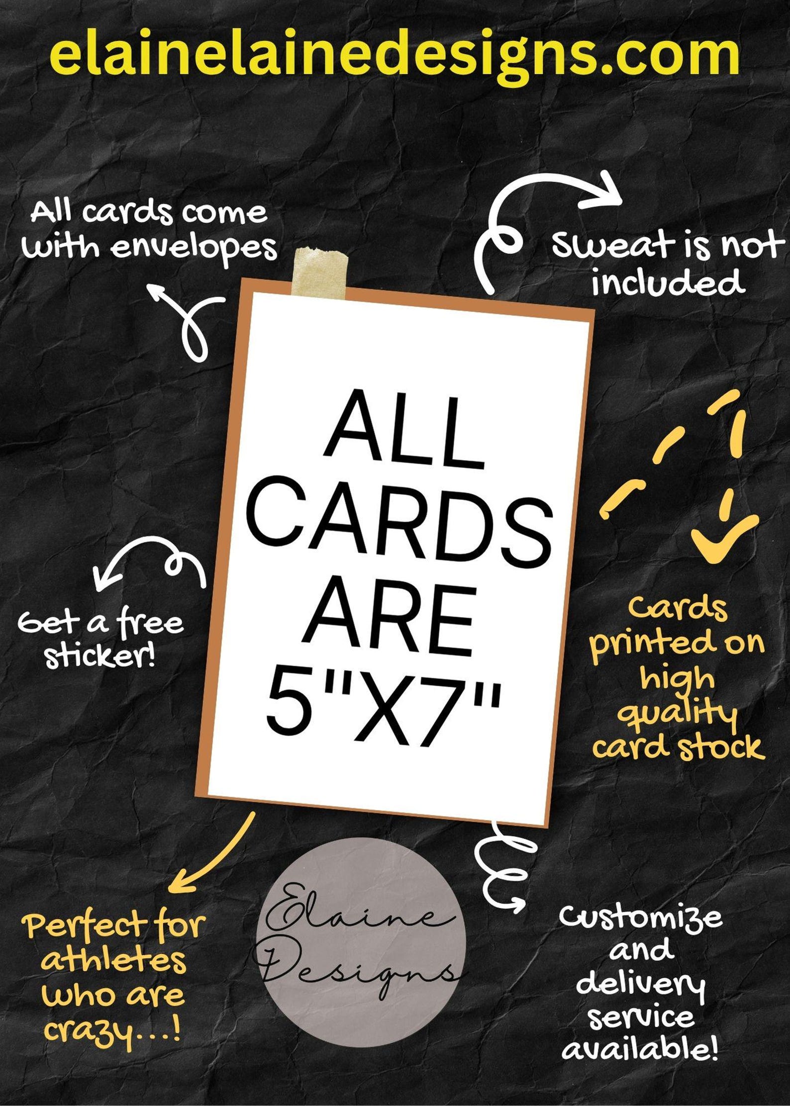 Sprinkles and Squats Birthday Card – Cute Gym Fitness Card for Women ...