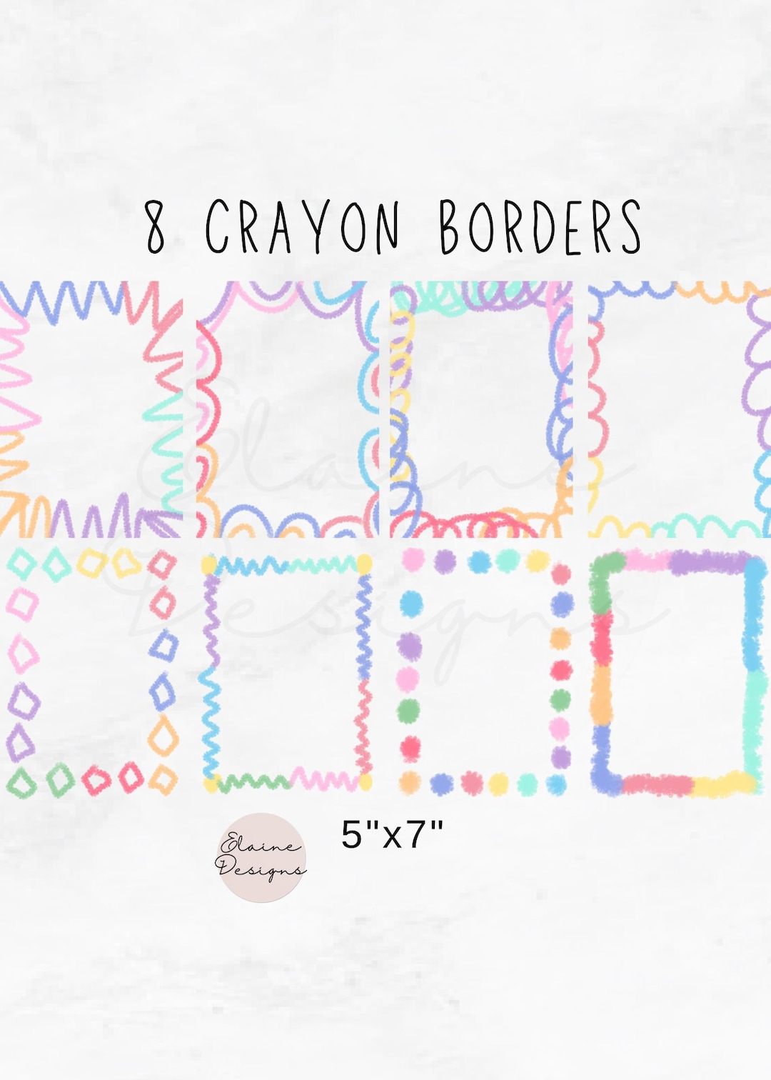 Crayon Frames, Crayon Clipart, Crayola Clipart, Crayon Doodles, Doodle ...