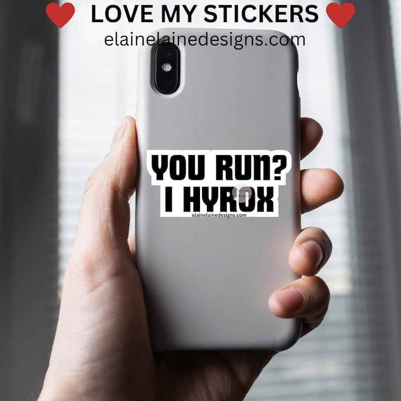 Hyrox Sticker, High Performance Sticker, Hyrox, Endurance Sticker, 1k ...