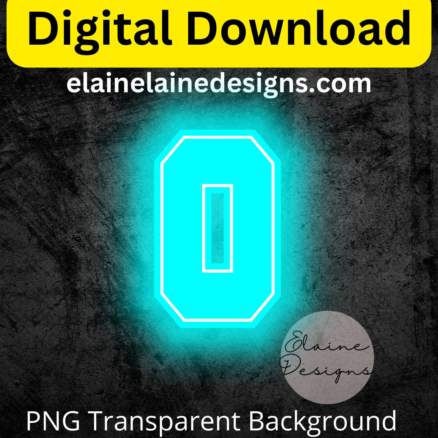 Neon Numbers PNG, Printable Numbers, Neon Numbers, Fluorescent Numbers ...