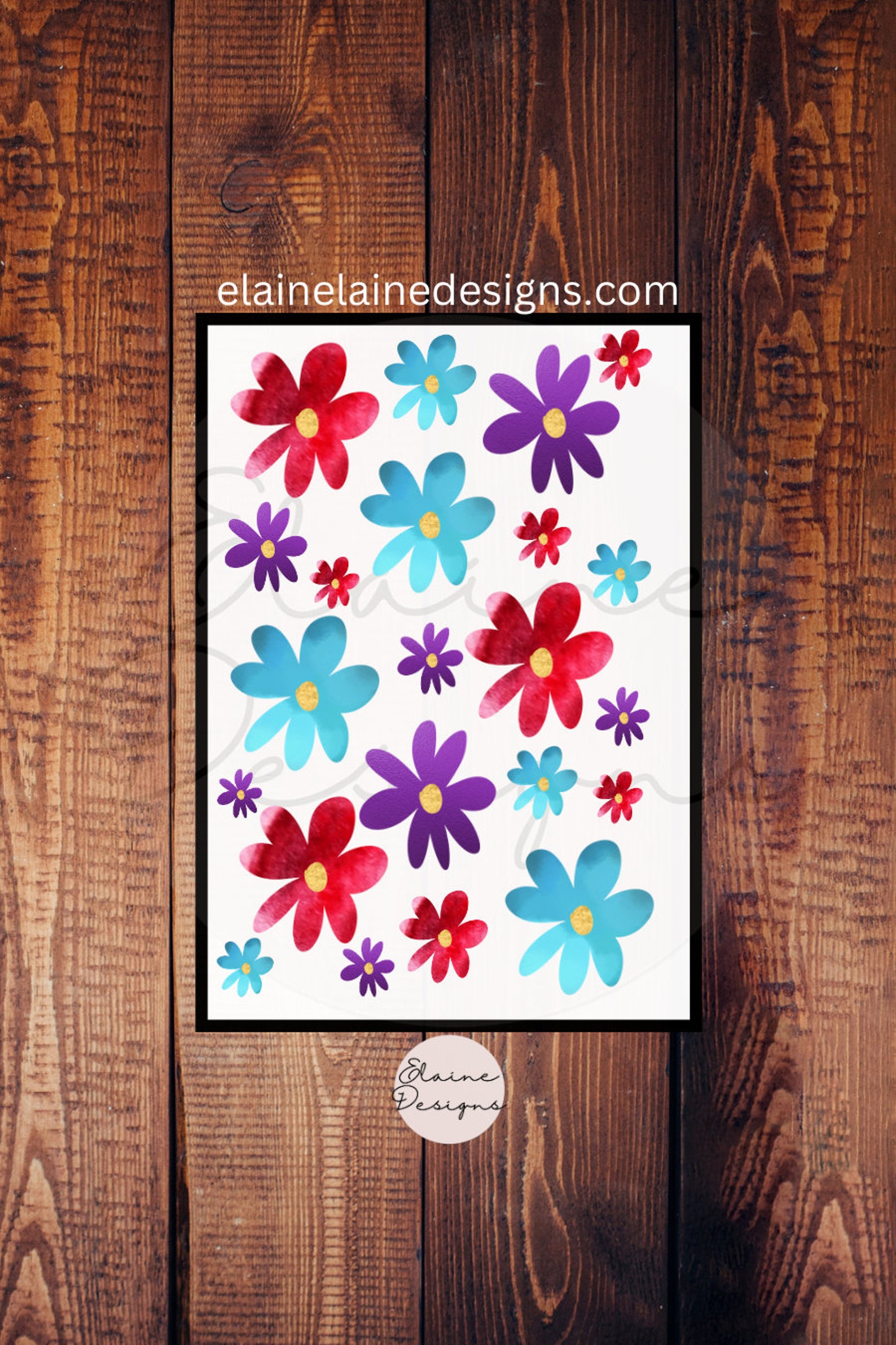 Daisies Sticker, Daisy Sticker, Spring Daisy Sticker, Bright Daisies ...