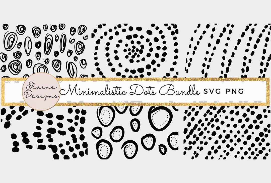 Dots Svg Minimalistic Dots Irregular Dots Polka Dots Scattered Dots ...
