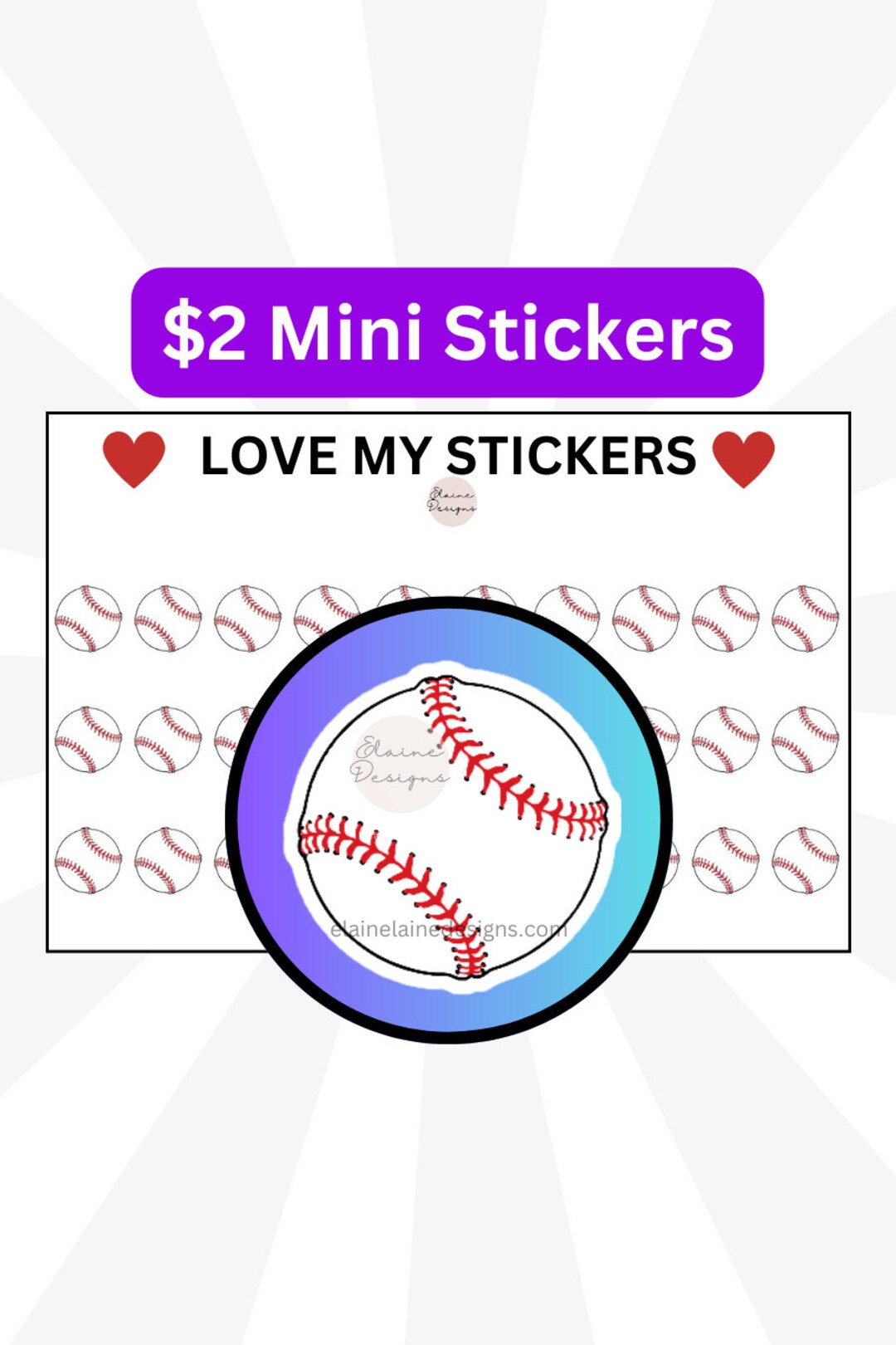Planner Stickers, Icon Stickers, Baseball, Softball, Practice, Games ...
