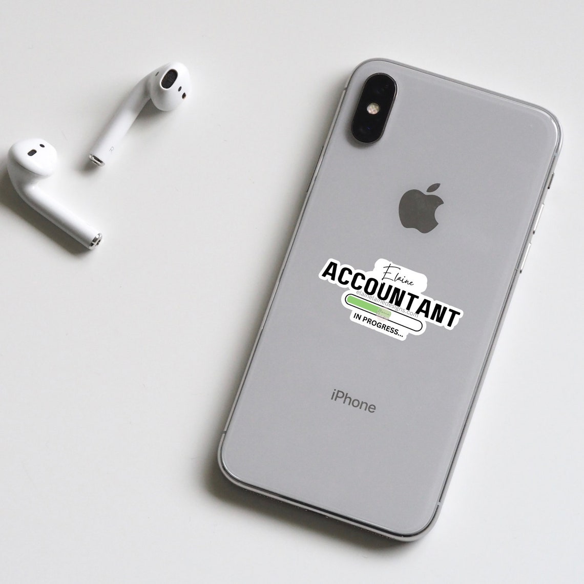 Accountant in Progress, Custom Accountant Sticker, Accountant Gift, New ...
