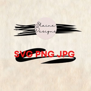 Squiggly Swoop Lines Underlines Handdrawn Lines Swoosh Swooshy Lines ...