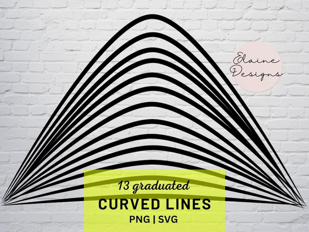 Curved Lines Svg Graduated Curved Lines Png Curve Line Hill Mountain ...