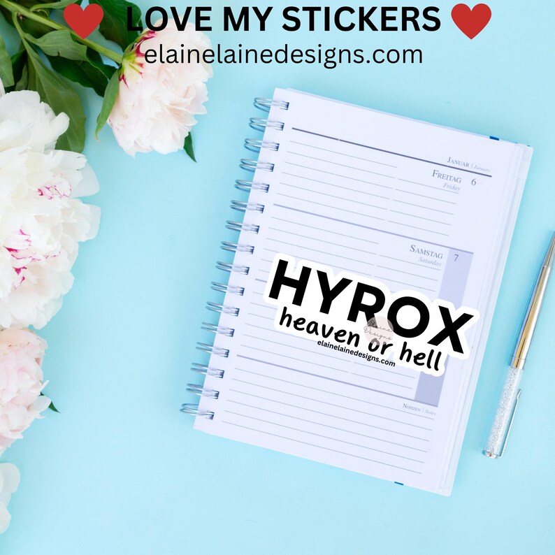 Hyrox Sticker, High Performance Sticker, Hyrox, Endurance Sticker, 1k ...