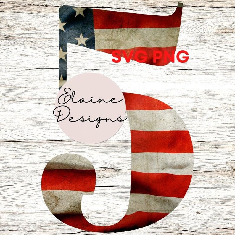 American Flag Numbers Patriotic USA Numbers Red White Blue America ...