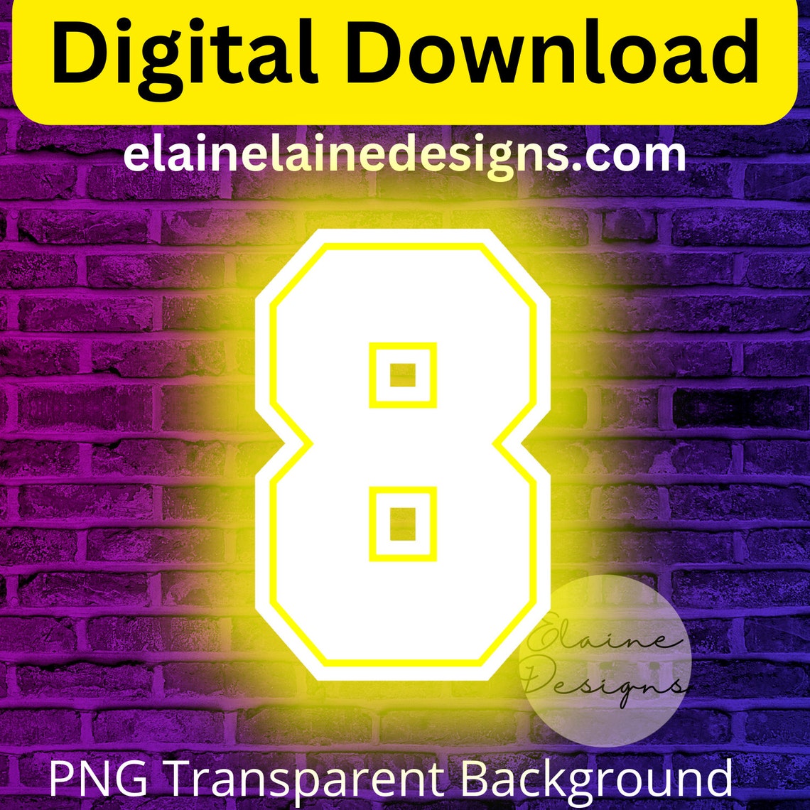 Numbers PNG, Printable Numbers, Neon Numbers, Fluorescent Numbers ...