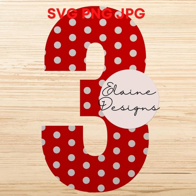 Red Polka Dot Numbers Red Dot Numbers Wedding Table Numbers Party ...