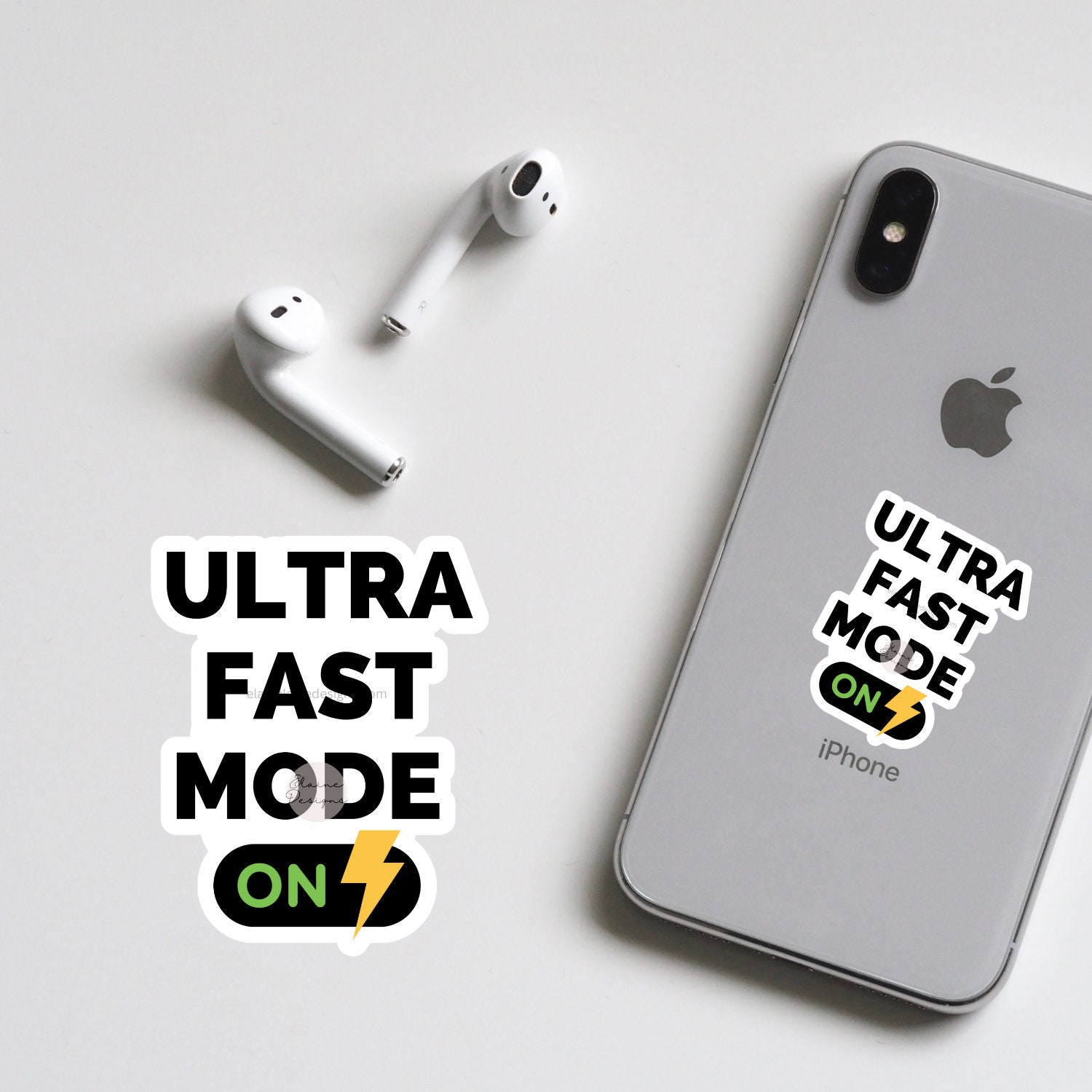 Ultra Fast Mode Sticker, Faster Sticker, Lightning Fast Sticker, Fast ...