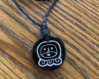 Ajpu Snail Shell Mayan Nahual Jade Pendant Silver | Etsy