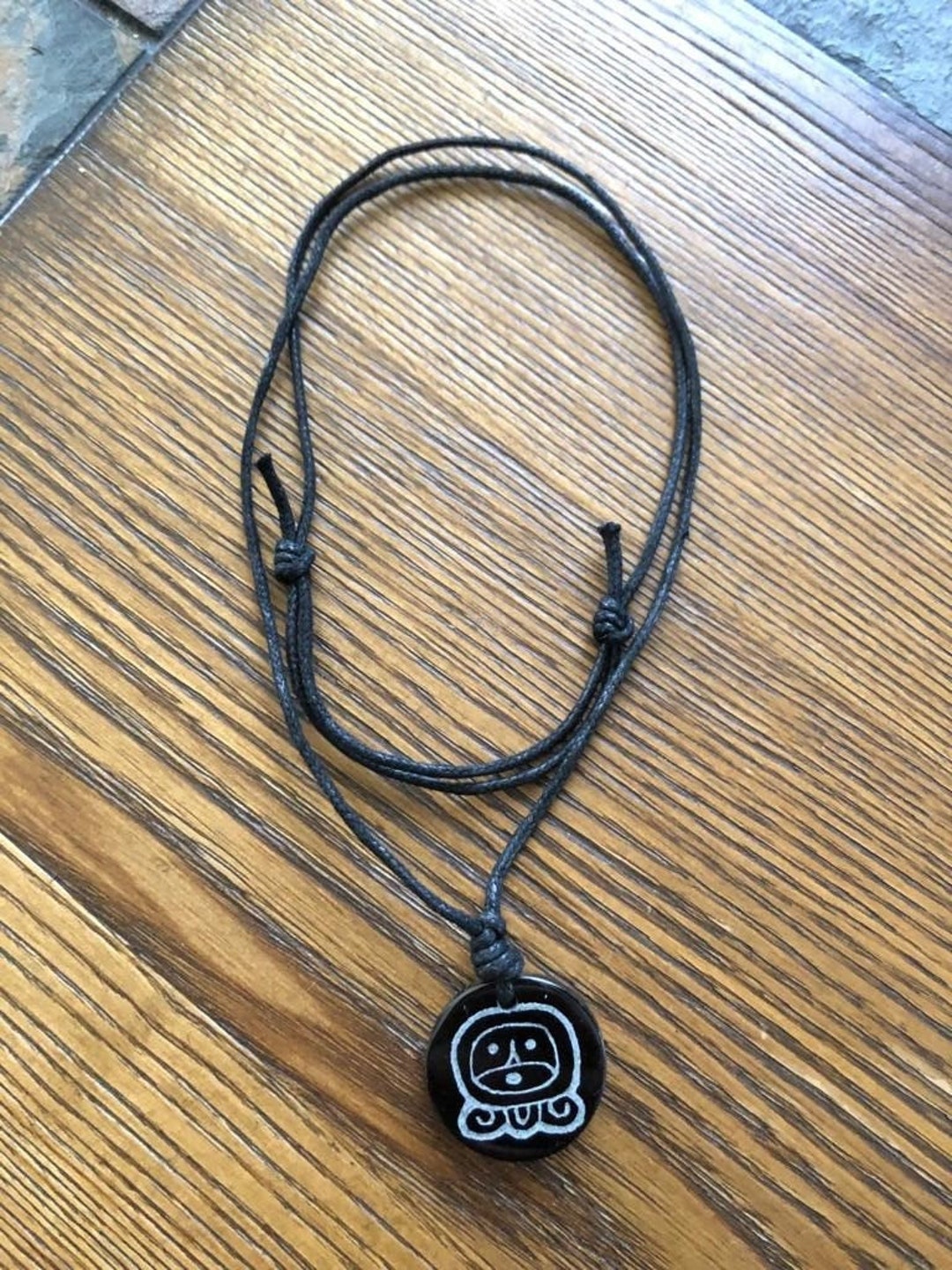 Ajpu - Snail Shell - Mayan Nahual Jade Pendant + Black Cord - Etsy