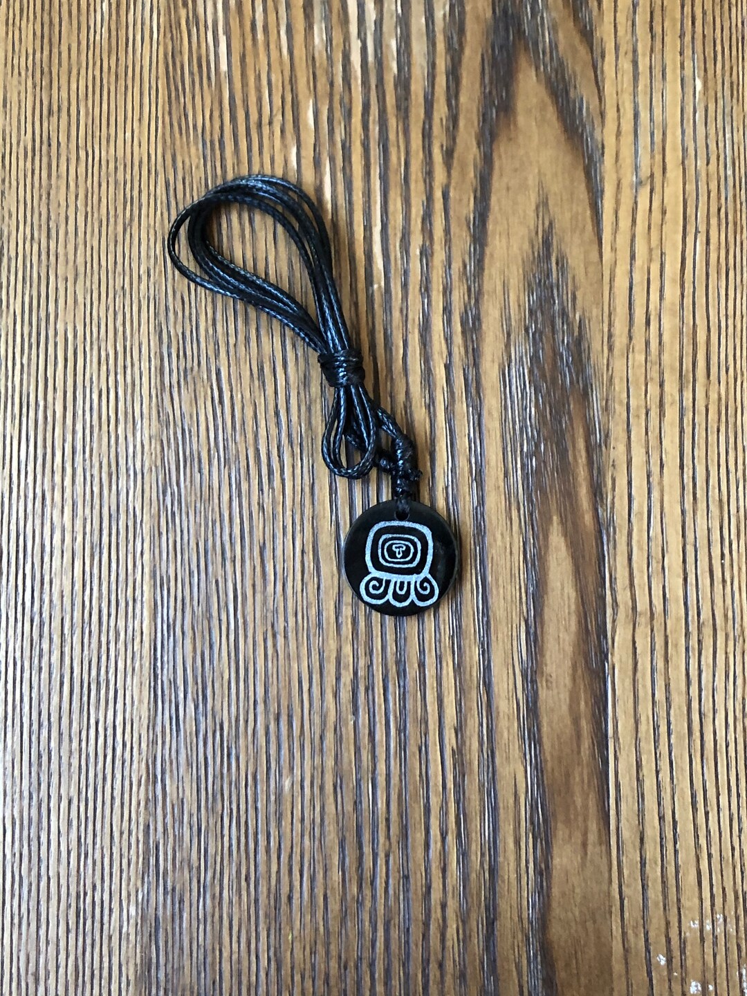 IQ Nahual Black Jade Pendant With Necklace - Etsy