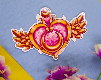 Sailor Moon Brooch Sticker - Etsy