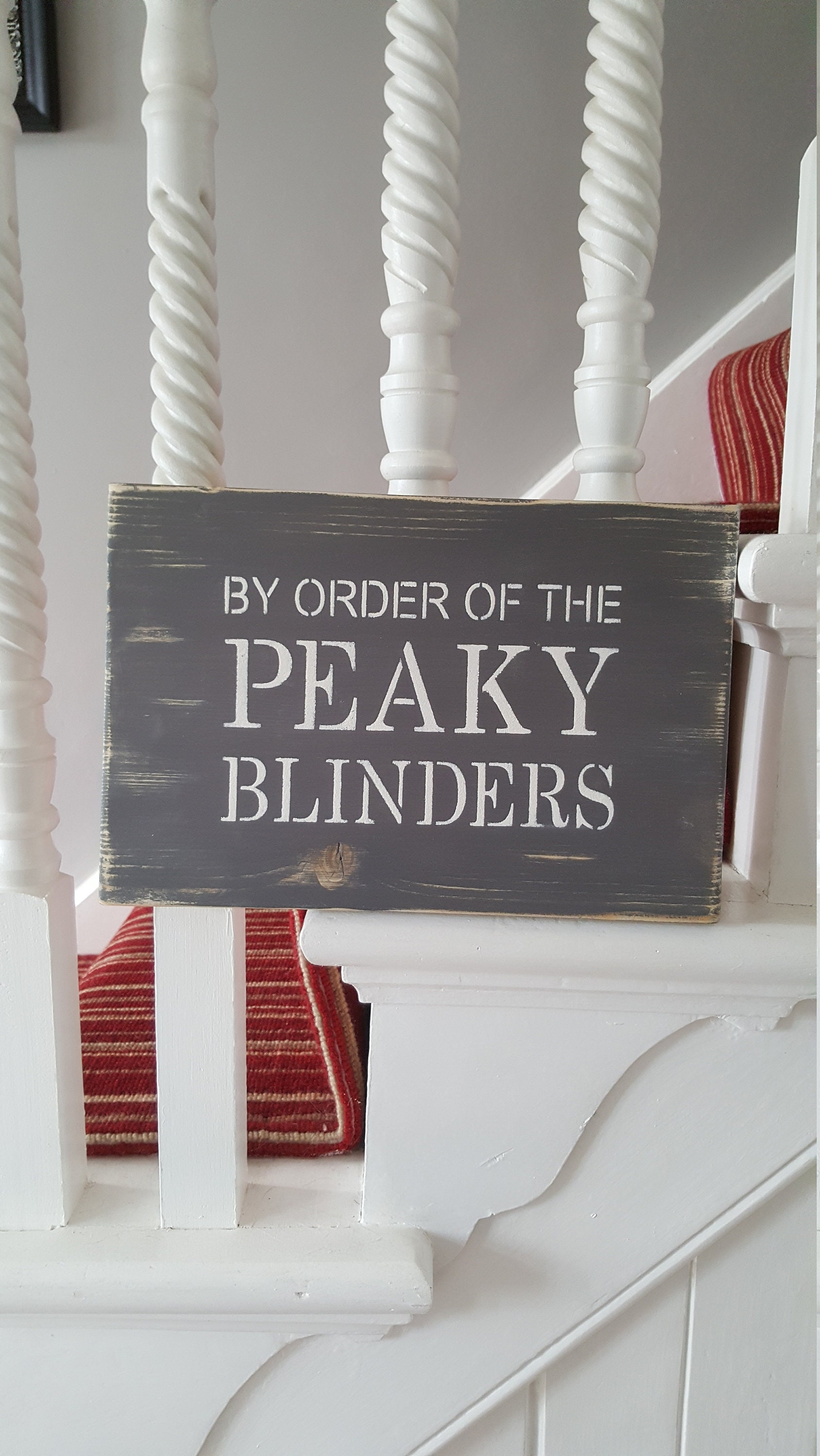 By Order of the Peaky Blinders Painted Wooden Sign - Etsy