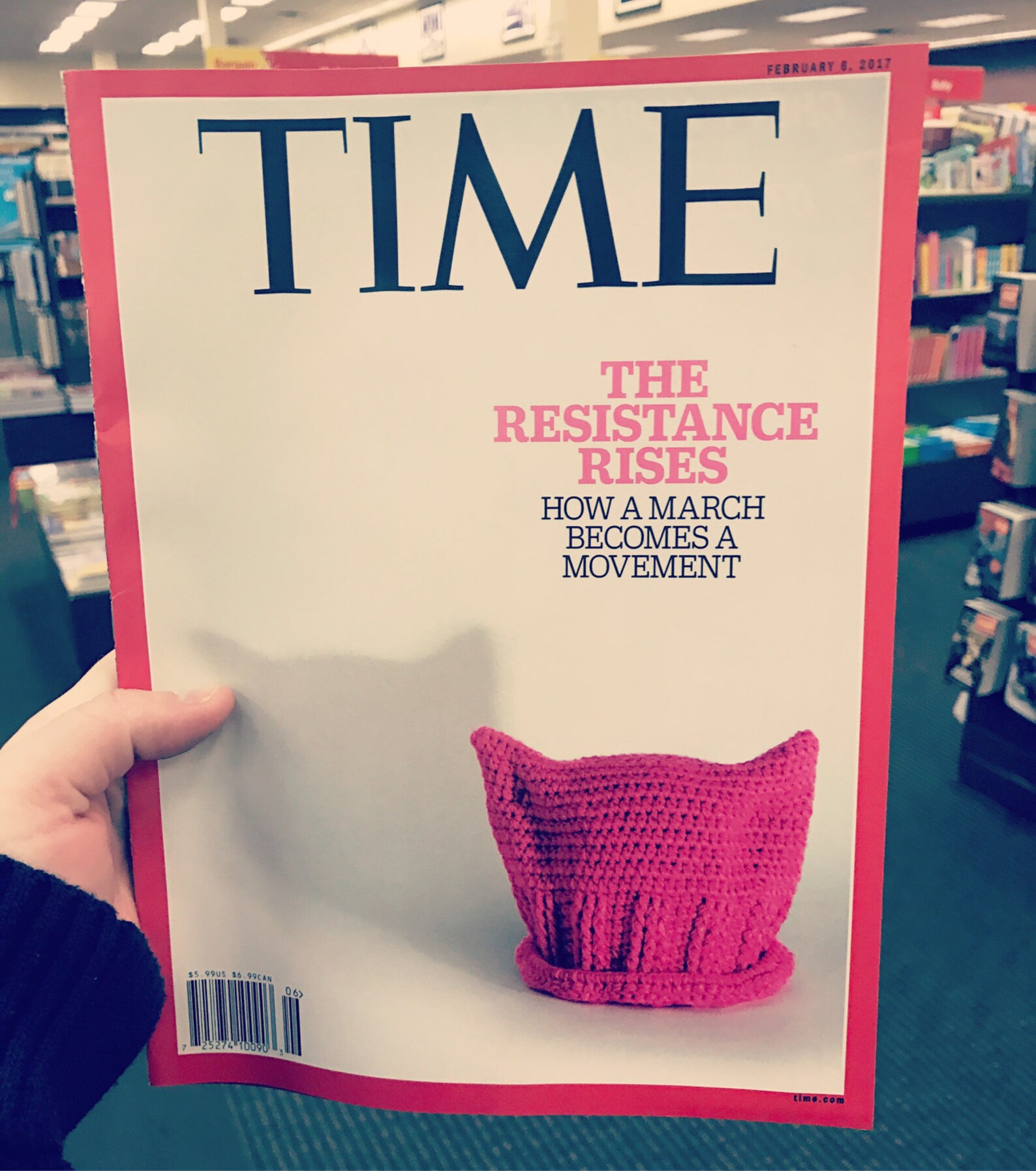 Free Shipping Pink Pussyhat Womens March On Washington Official Pink Pussy Hat Etsy