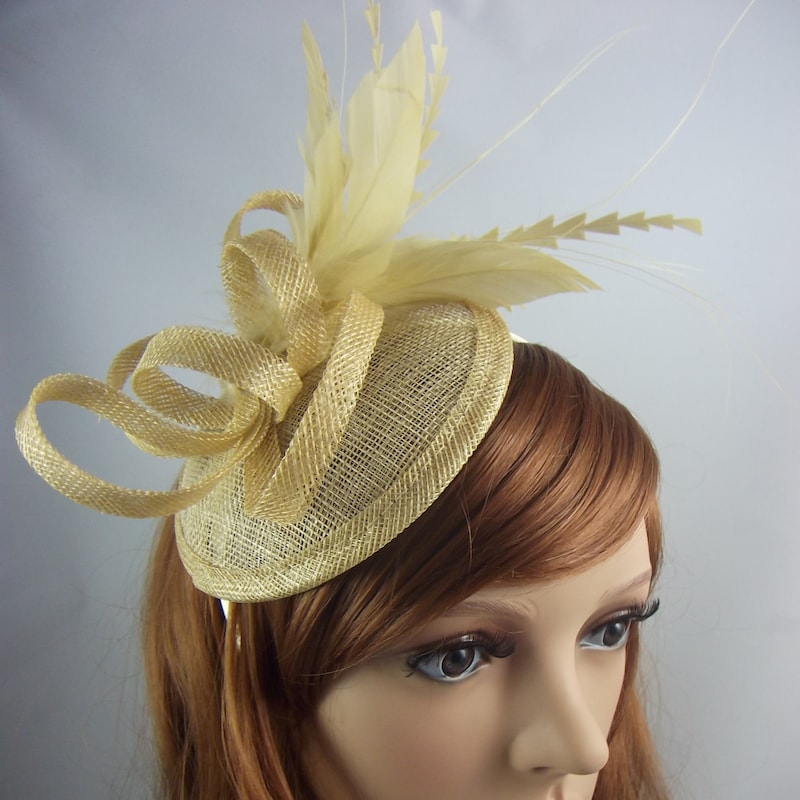 Gold Fascinator - Etsy