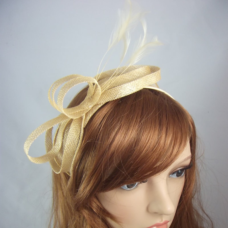 Gold Fascinator - Etsy UK