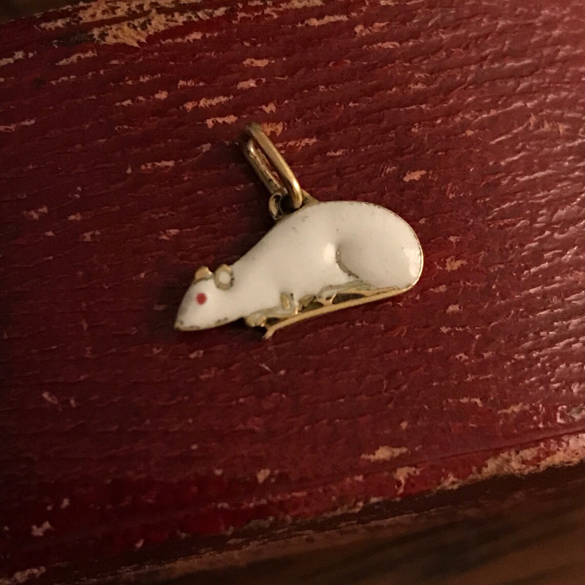 Early 20th Century White Rat Charm - Etsy