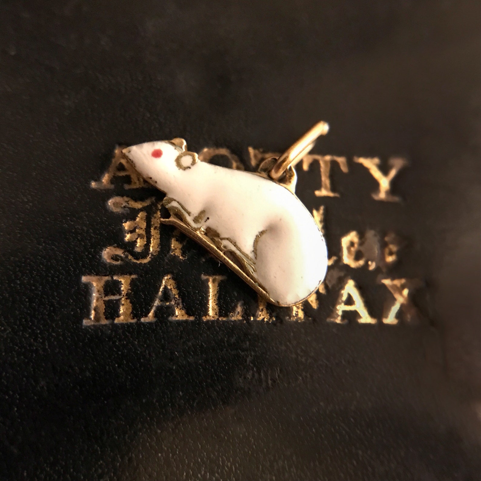 Early 20th Century White Rat Charm - Etsy