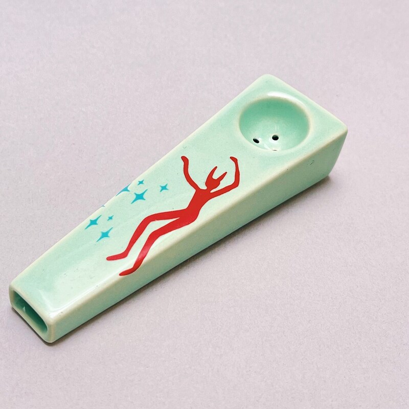 Ceramic Smoking Pipe - Etsy
