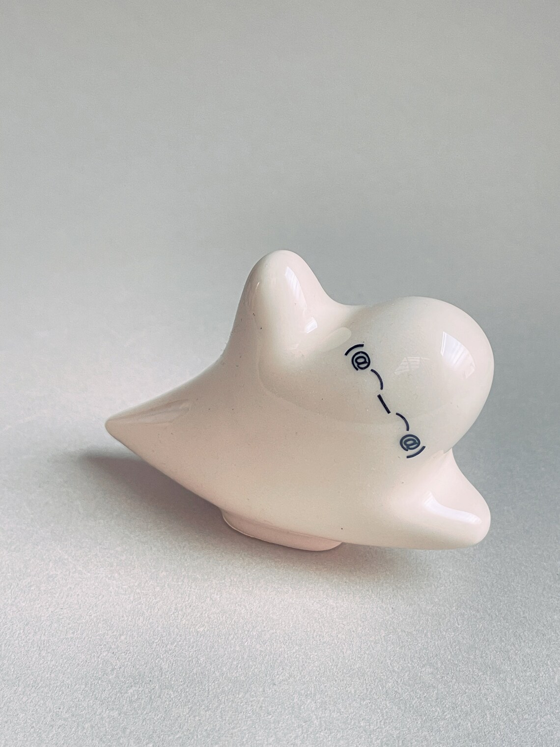 Digi Ghost Home Decor Handmade Ceramic Ghost Figurine - Etsy