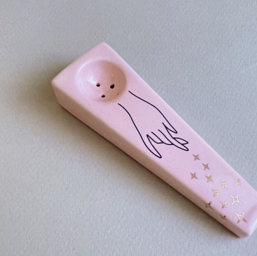 Magical Thinking Ceramic Smoking Pipe With Gold Details - Choose Your ...