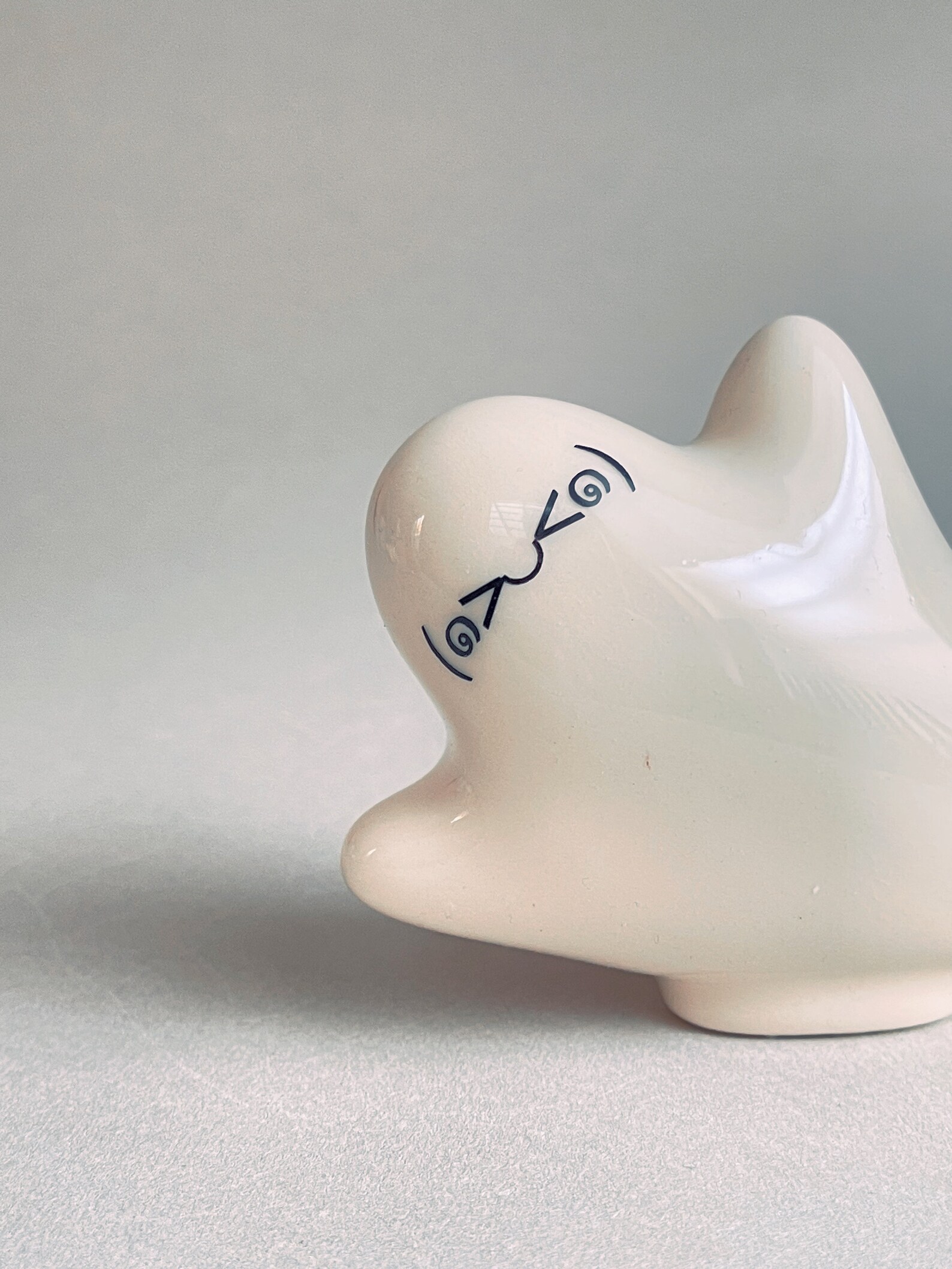 Digi Ghost Home Decor Handmade Ceramic Ghost Figurine - Etsy