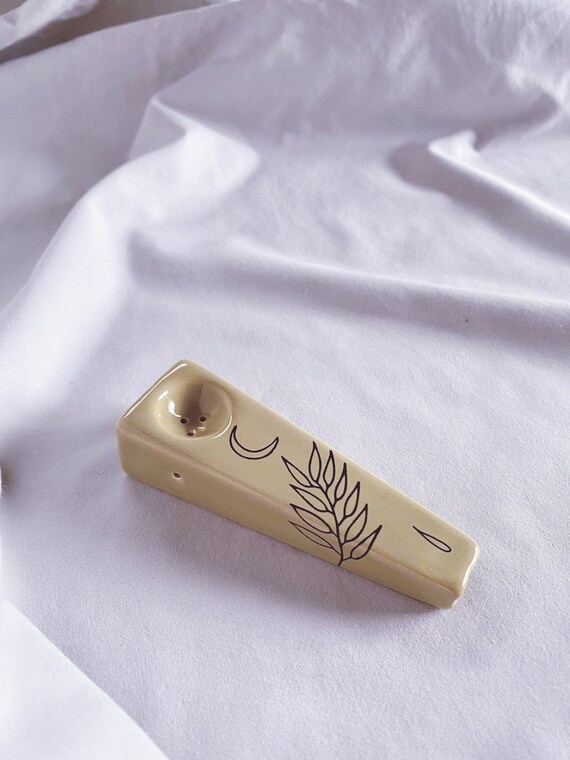 Fine Art Ceramics Matcha Harvest Moon Pipe Art & Collectibles etna.com.pe