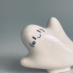 Digi Ghost Home Decor Handmade Ceramic Ghost Figurine Rompotodo - Etsy