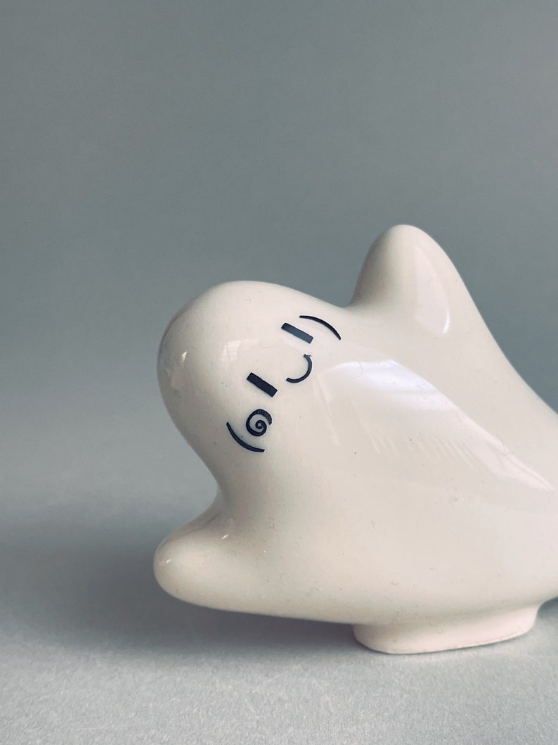 Digi Ghost Home Decor Handmade Ceramic Ghost Figurine - Etsy