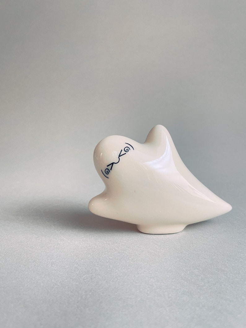 Digi Ghost Home Decor Handmade Ceramic Ghost Figurine - Etsy