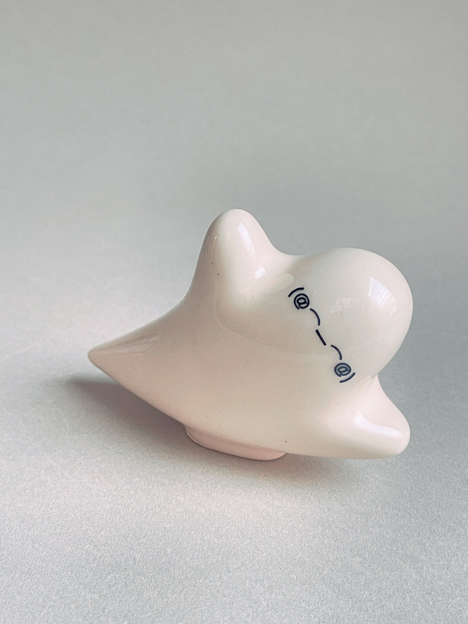 Digi Ghost Home Decor Handmade Ceramic Ghost Figurine - Etsy