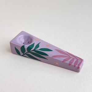 Sweet Leaves Ceramic Smoking Pipe - Choose Your Color ! - Cute Ceramic ...